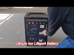 Opstapelde zonne-energieopslag Lithium-ionbatterij 48V100Ah Huishouden
