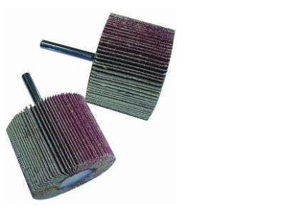 China Shaft-Mounted Aluminum Oxide Flap Wheel for sale
