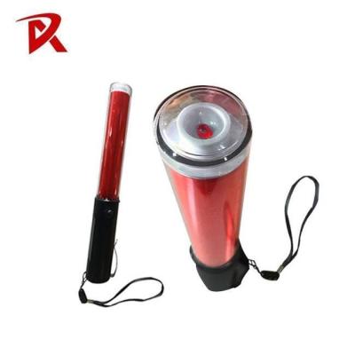 China Battery Rechargeable Light Baton 54cm Flashing Baton With Whistle Wand Sticks for sale