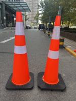 China Orange Reflective Traffic Cone for sale