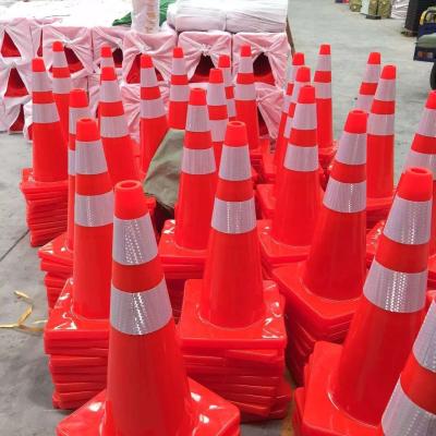 Cina 45cm 70cm 75cm Coni di traffico Sicurezza stradale Coni di sicurezza arancioni 30cm in vendita
