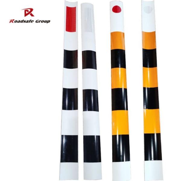 PVC Flexible Reflective traffic warning road delineator post roadside ...