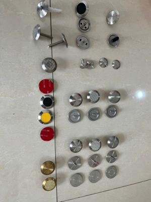 Κίνα 304 Stainless Steel Stud Blind Tie Bar Guide Blind Tie Anti Slip Diamond Surface Tactile Indicator Stud προς πώληση