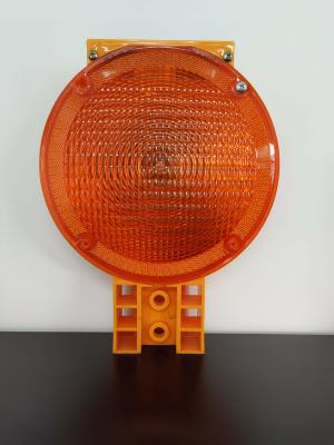 China 교통 오렌지 깜빡이는 LED 경고 장벽 조명 건설 현장 배터리 램프 for sale