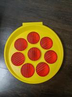 China Solar Powered Yellow Sunflower Strobe Traffic Led Warning Light for sale