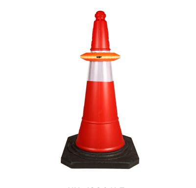 Custom Led Road Cone Topper Recharged Flashing Safety Traffic Cone Commander Light Warning Ring For Roadblock