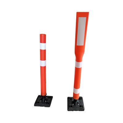 China Verkeersveiligheid Flexible Warning Post Road Bollard Reflectieve afbakening Post Road Traffic Marker Post Bollard Te koop