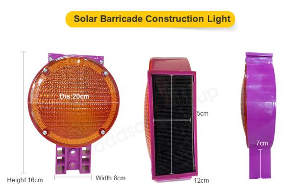 ISRAEL Market MIC traffic warning light Barricade Warning Lights Obstacle Safety Flashing Light