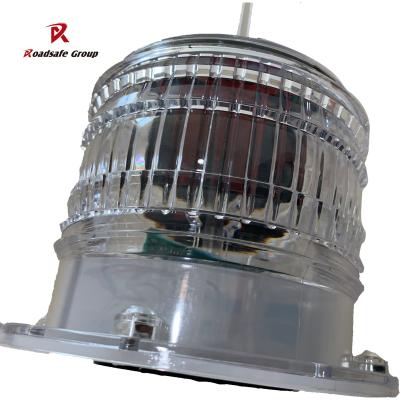 China Dia150mm*H180mm Flashing Rechargeable Solar Road Lights Traffic Marine Magnetic Led Flashing Lights Barricade Light for sale