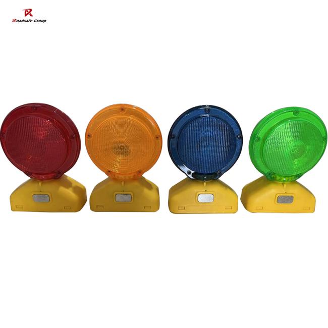 Solar LED traffic warning light multiple units