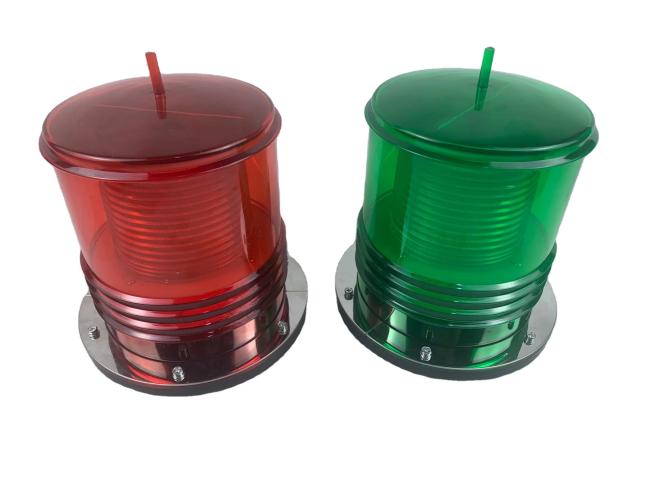 Solar marine light on buoy