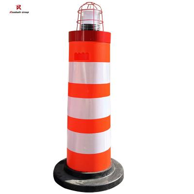 China ROADSAFE 1090mm Traffic Barrel with light for Uruguay Market Roadway Safety Barrier for sale