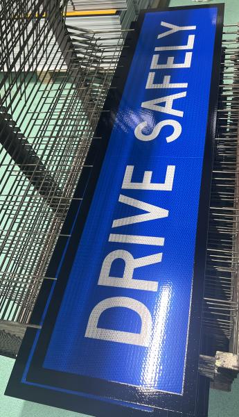 Quality Australian Standard Class 1 Traffic Sign PVC Controller Corflute Multi Message for sale