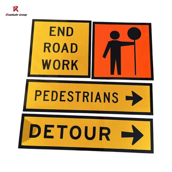 Quality Australian Standard Class 1 Traffic Sign PVC Controller Corflute Multi Message for sale