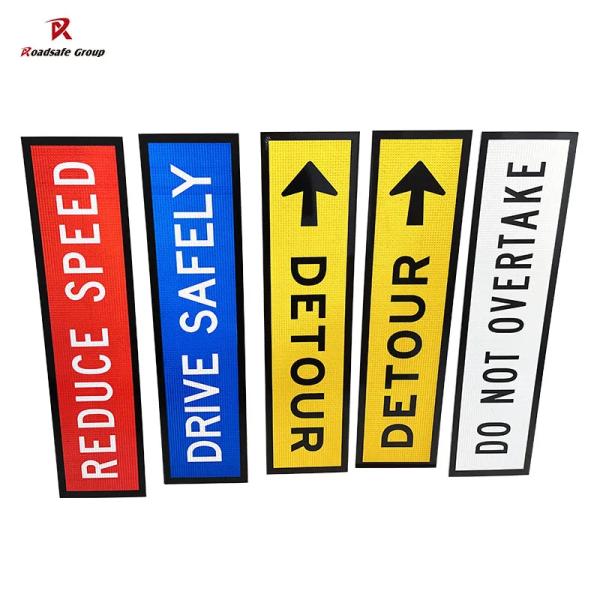 Quality Australian Standard Class 1 Traffic Sign PVC Controller Corflute Multi Message for sale