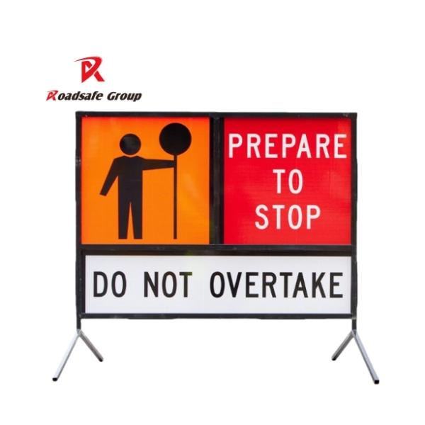 Quality Australian Standard Class 1 Traffic Sign PVC Controller Corflute Multi Message for sale