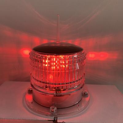 China Dia150mm*H180mm Flashing Rechargeable Solar Road Lights Traffic Marine Magnetic Led Flashing Lights Barricade Light for sale