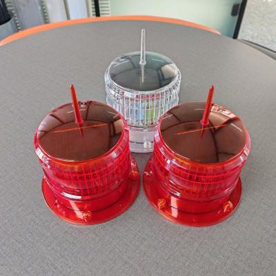 China Dia150mm*H180mm Flashing Rechargeable Solar Road Lights Traffic Marine Magnetic Led Flashing Lights Barricade Light for sale