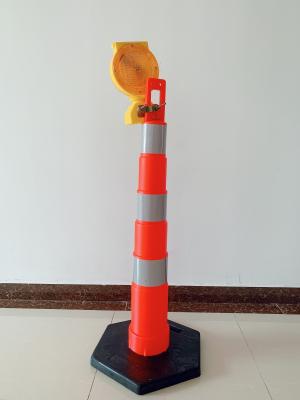 China Spring Post high visibility traffic safety post engineered to improve road safety and provide clear traffic lane marking for sale