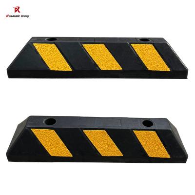 China 56cm High-Quality Recycled Rubber Wheel Stopper for Parking Safety for sale