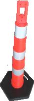 China Safety Flexible Guide Post Reflective Bollard Post Warning Posts Reflective Delineator Post for sale