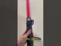 Bateria Baton de luz recarregável 54cm Baton de piscar com paus de assobio