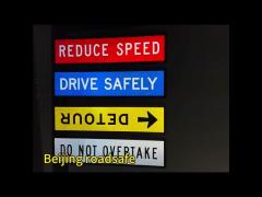 Australian Standard Class 1 Traffic Sign PVC Controller Corflute Multi Message Signs 600x600mm