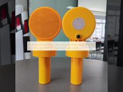 Waterproof Led Solar Warning Light With Handle Super Bright Long Lifetime 12led For Road Safety