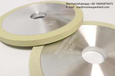China Vitrified Diamond Grinding Wheel for PCD grooving tools - zoe@moresuperhard.com for sale