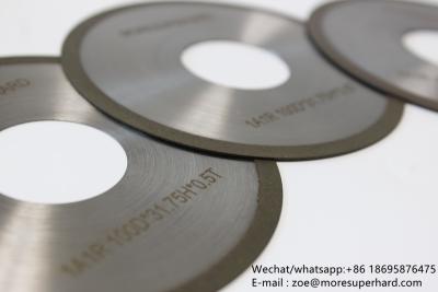 China Resin Bond Diamond Cutting Wheels, 1A1R resin diamond cutting disc - zoe@moresuperhard.com for sale