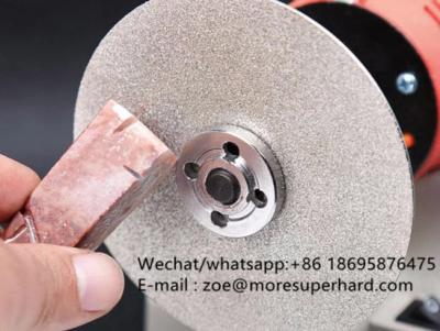 China Diamond Coated Flat Lap Disc Lapidary , diamond polishing wheel for jewels- zoe@moresuperhard.com for sale