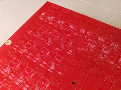 Cina Silkscreen bianco elettronico della maschera rossa della lega per saldatura dell'Assemblea del circuito di 6L FR4 in vendita
