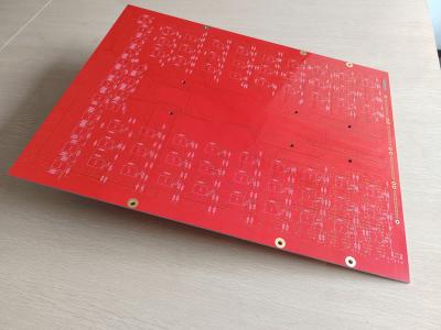 Cina Silkscreen bianco elettronico della maschera rossa della lega per saldatura dell'Assemblea del circuito di 6L FR4 in vendita