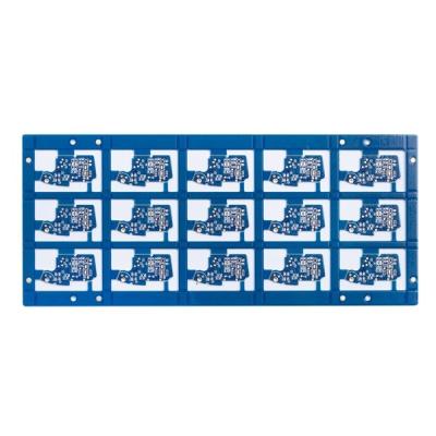 China Het hars Gevulde Masker van het de Onderdompelings Gouden 5mil Blauwe Soldeersel van PCB van het Gaten Snelle Keerpunt Te koop
