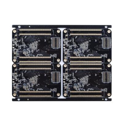 中国 8層の多層印刷配線基板のENIG 2u TAIYOの黒のはんだのマスク 販売のため