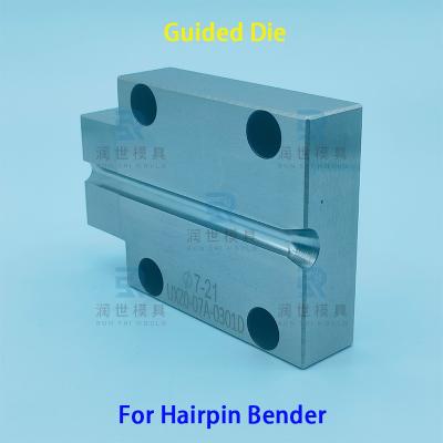 China Custom OD 7.94mm Hairpin Bender Guided Die for Long U Shaped Bending for sale