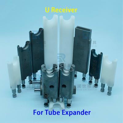China Op maat gemaakte plastic of metalen U-vormige ontvanger voor buisverruimingsmachine for sale
