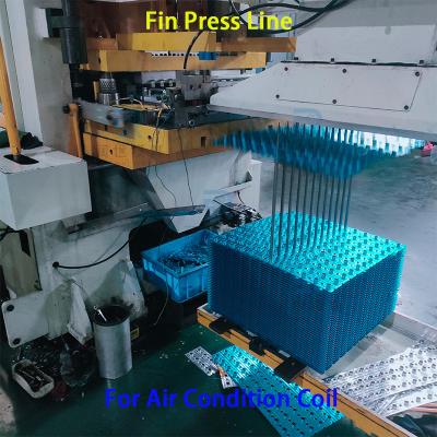 Cina Fogli di alluminio completamente automatici di chiusura di tipo fin press line per fin press in vendita
