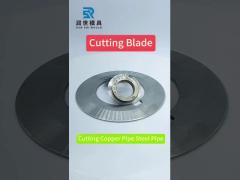 Steel tube cutting blade