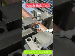 Herramientas de perforación de agujeros para cortar tubos integrados y curvar la máquina de formación de extremos