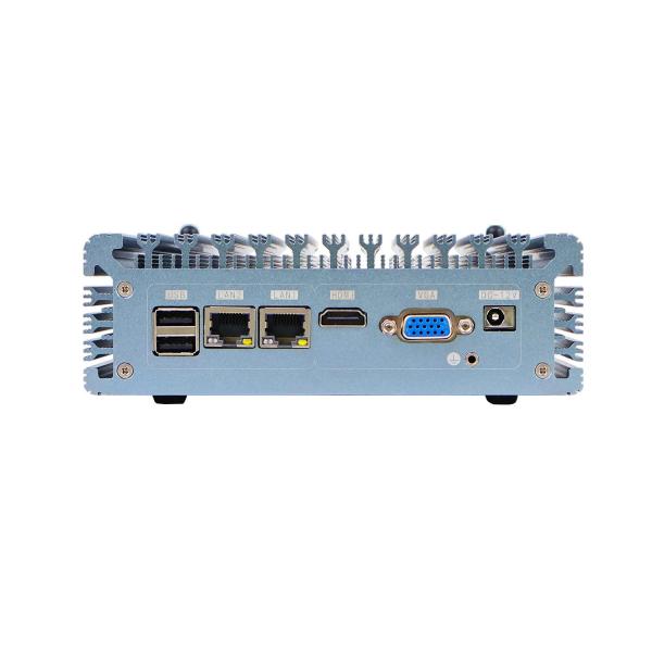Quality Compt Embedded J6412 Fanless Mini Industrial PC with 2 Network Port for sale