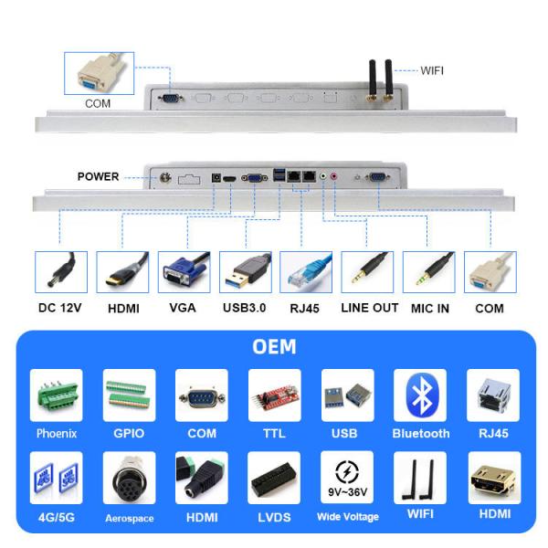 Quality Compt 11.6" CD Player HMI Screen Tablet PC Computer for Windows Kiosk for sale