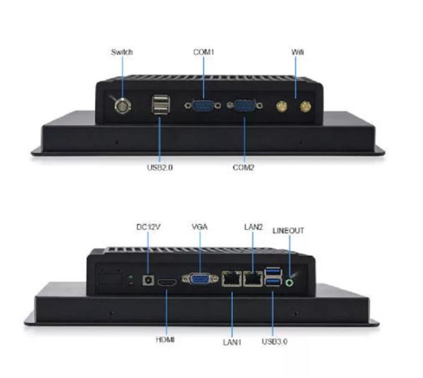 Quality Compt 12.1" Computer Product Embedded Panel PC for Laser Marking Machine for sale
