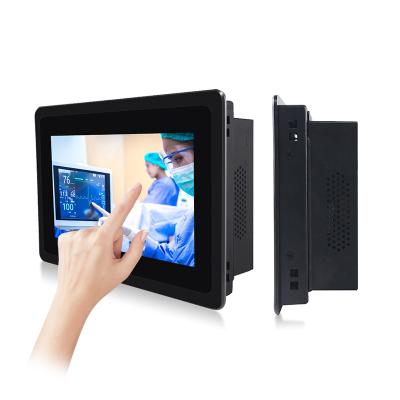 China COMPT Custom 7 Inch High Brightness Industrial Touchscreen Monitor IP65 Waterproof Wet Touch Steam-proof Embedded Panel Mount for sale