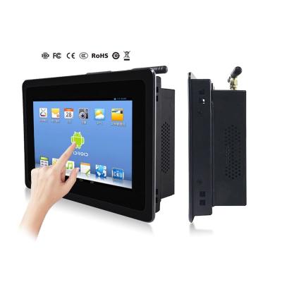 China 7-Inch Custom Android Industrial Panel PC Waterproof 800 Nit 1000 Nits High Brightness Embedded Panel Mount Touchscreen Compt for sale