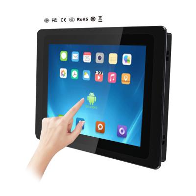 China 10.4 Inch Custom Android Industrial Panel PC Waterproof with High Brightness 800 Nit 1000 Nits Embedded Panel Mount Touchscreen for sale
