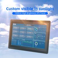 China 10.4 Inch Android Industrial Panel PC 800 Nits High Brightness Waterproof Embedded Touchscreen for sale