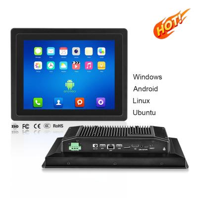 China IP65 Waterproof 10-Point Projective Capacitive Touch Screen All-in-One Customized Inch Embedded Fanless Industrial Panel PC Wide for sale
