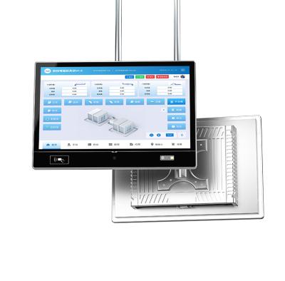 China All-in-One 15.6 & 21.5 Inch Touch Screen Panel PC IP65 J4125 I5 I7 Linux Windows QR Code Scanning Industrial Computer Accessory for sale