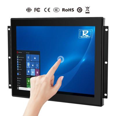 China Custom 15.6 Inch 12.1 Inch Open Frame Touch Screen Industrial Monitor Embedded Dustproof Full Lamination with Serial Interface for sale